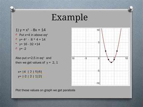 Quadratic Function Minimization Of It Applications Ppt Free Download