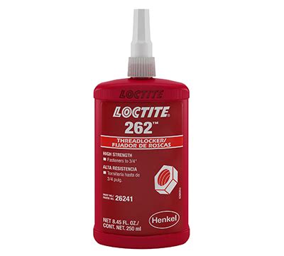 Threadlocking Adhesive Henkel Loctite 262