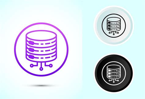 Data Center Icon Design Illustration Computer Server Icon 56271713 Vector Art At Vecteezy