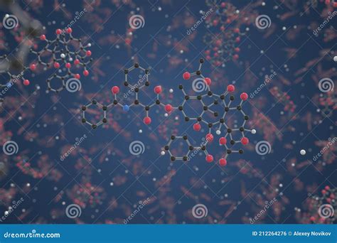 Paclitaxel Molecular Structure Isolated On Grey Stock Illustration 140573794