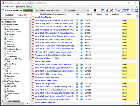 xilinx documentation navigator