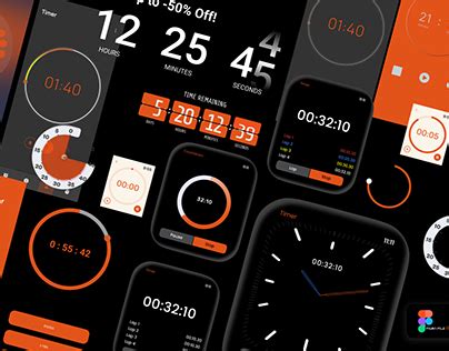 Timer Ui Projects Photos Videos Logos Illustrations And Branding Behance
