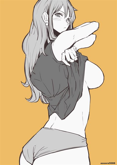 Nami One Piece Drawn By Aosora Danbooru