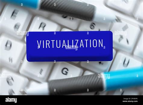 Writing Displaying Text Virtualization Concept Meaning Application Of