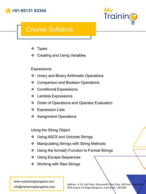 Python Course Content Ppt Pptx Databases Computer Software And
