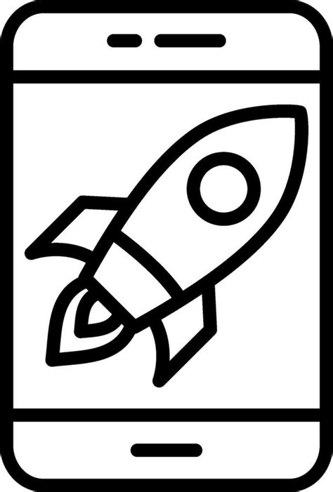 Mobile Line Icon Design 47351032 Vector Art At Vecteezy