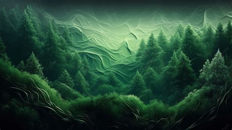 Natural Forest Simulation Abstraction Background Abstract Ecological Nature Magnificent