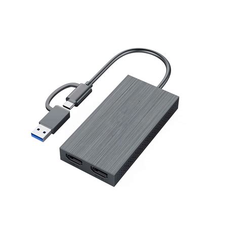 Usb30 Usb C To Hdmi Dual Display Adapter Hub Docking Station Usb Hub