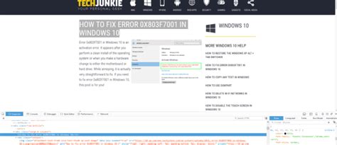 how to check the font size and face on a website