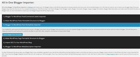 All In One Blogger Importer Wordpress Plugin Full Screenshot Tutorial