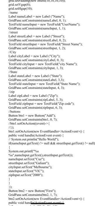 solved i am stuckjava javafx here is what i have got so far