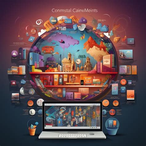 Premium Ai Image Vector Cms Content Management Concept Vector Illustration