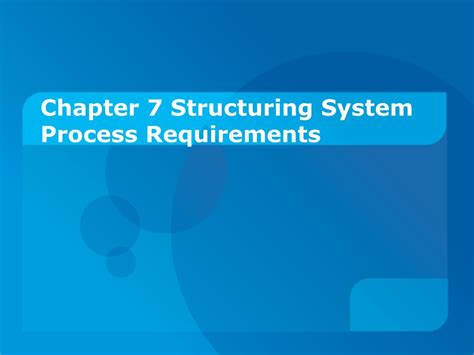 ppt chapter 7 structuring system process requirements powerpoint