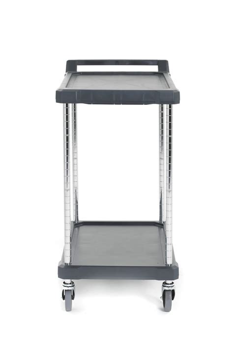 Olympic J16uc2 2 Shelf Polymer Utility Cart 18 X 28 Olympic Shelving