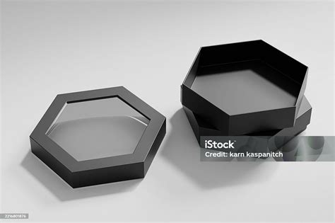 검은 육각형 모양의 종이 상자 모형 창 디스플레이가있는 고급 선물 상자 검은 판지 직사각형 포장 투명 Pvc 창이있는 육각형 골판지 상자 우아한 꿀 모양 포장 0명에 대한