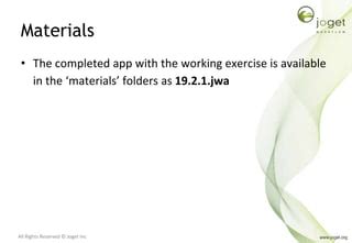 Joget Workflow V Training Slides Doing More With Your Process Design PPTX