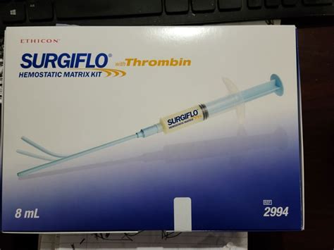 New Ethicon 2994 Ethicon Surlo® 8ml Hemostatic Matrix Kit With