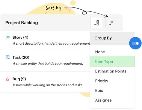 Product Backlog For Agile Teams Zoho Sprints