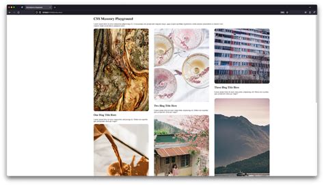 Creating Css Masonry Style Layouts Logrocket Blog