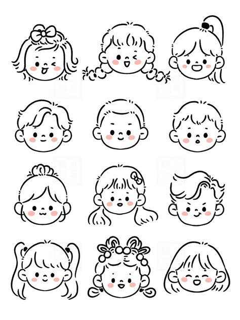 卡通小人简笔画大全可爱又好看简单笔画（精选18张） 简笔画图片大全