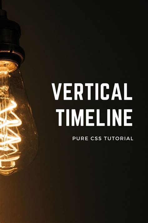 Responsive Vertical Timeline Using Flexbox Css Tutorial Timeline