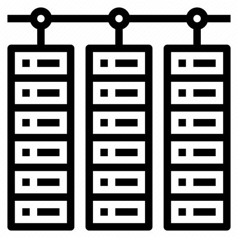 Data Database Hosting Network Redundant Server Icon Download On Iconfinder