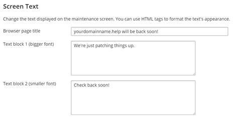 Customising The Wordpress Toolkit Maintenance Page • Conetix