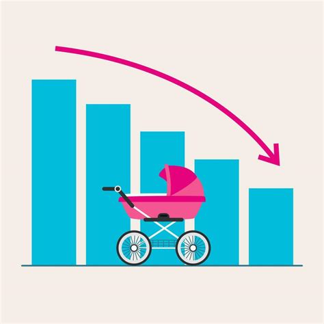 Declining Birth Rates Concept Illustration 25661316 Vector Art At Vecteezy
