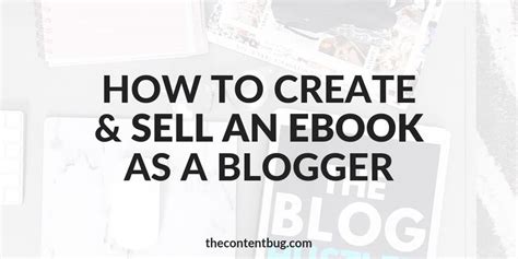 How To Create Sell An Ebook As A Blogger Cathrin Manning