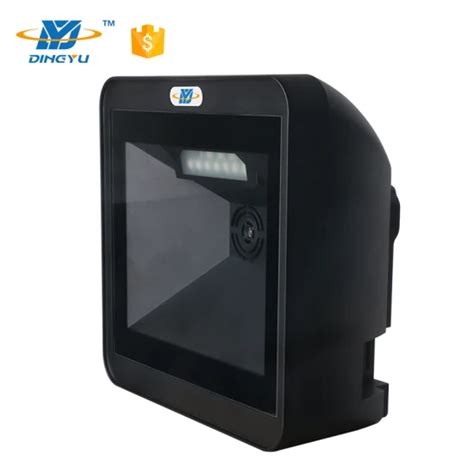 Hands Free Auto Scanning Omnidirectional 1d 2d Qr Code Reader Desktop Barcode Scanner Usb Rs 232