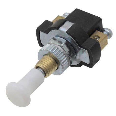 Interruptor Botão Chave Tic Tac Universal Pino Branco Carros Antigos