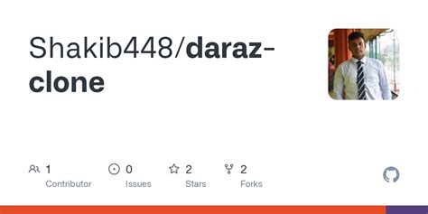 GitHub Shakib Daraz Clone