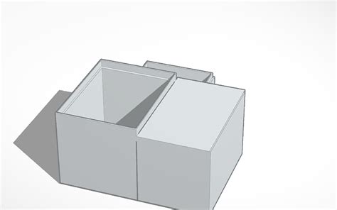 3d Design Box And Lid Tinkercad
