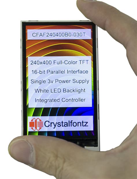3 16 bit parallel tft lcd from crystalfontz