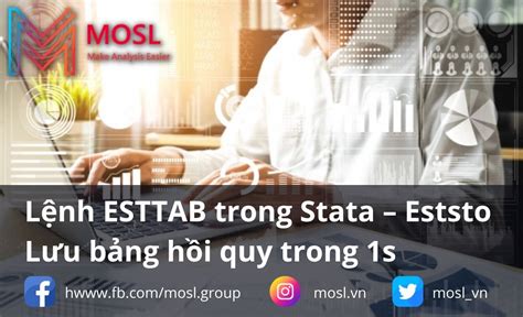 Lệnh Esttab Trong Stata Eststo Lưu Bảng Hồi Quy Trong 1s