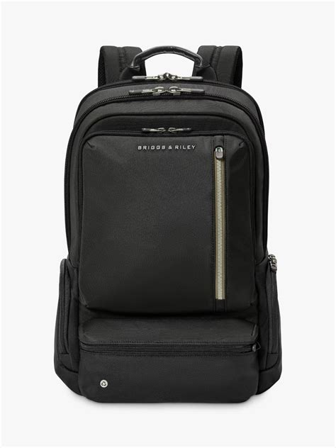 Briggs & Riley HTA Large Cargo Backpack, Black at John Lewis & Partners