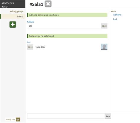 Github Iwollmannchatr Simple Chat Using Signalr