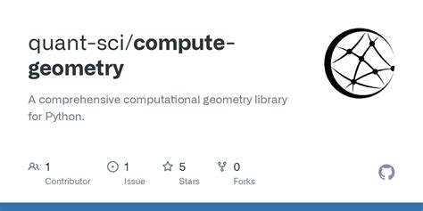 Github Quant Sci Compute Geometry A Comprehensive Computational