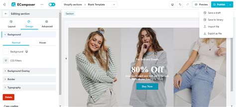 How To Add Shopify Rich Text Section Ecomposer