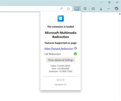 Multimedia Redirection For Video Playback And Calls In A Remote Session