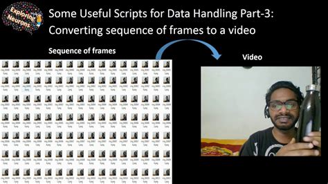 converting sequence of frames into a video youtube