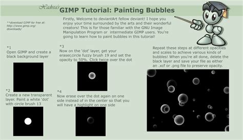 GIMP Tutorial Bubbles By Xadrea On DeviantArt