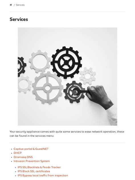Services Opnsense Documentation Pdf