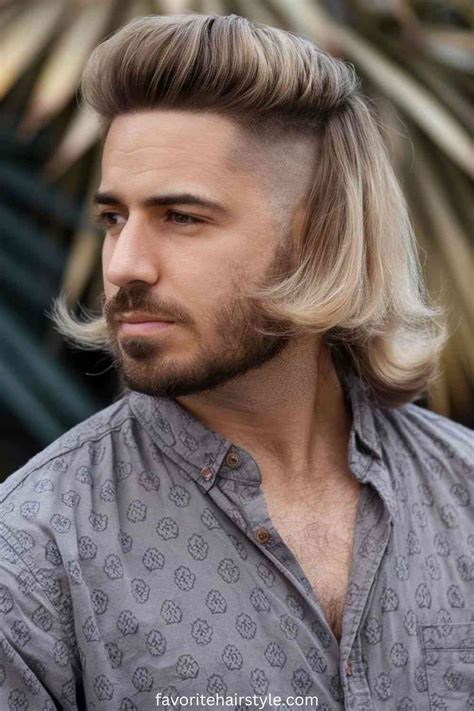 Soft Mullet For Men Ideas
