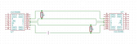 Rs422 Using Iso3086 Circuit Questions Isolation Forum Isolation Ti E2e Support Forums
