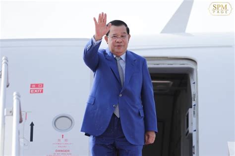 សម្ដេច ហ៊ុន សែន ចេញទៅប្រជុំនៅប្រទេសឡាវ