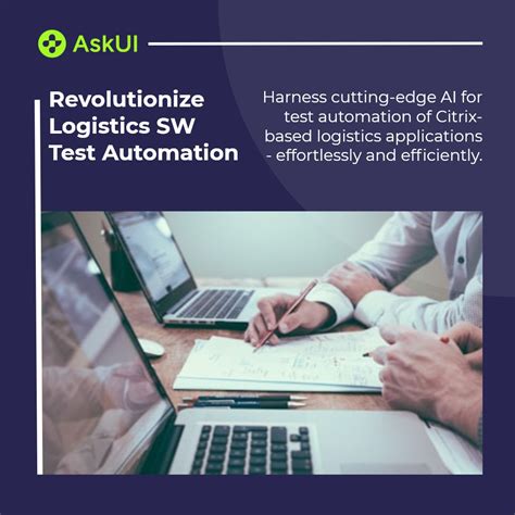 Askui On Linkedin Testautomation Logistics Citrix Askui