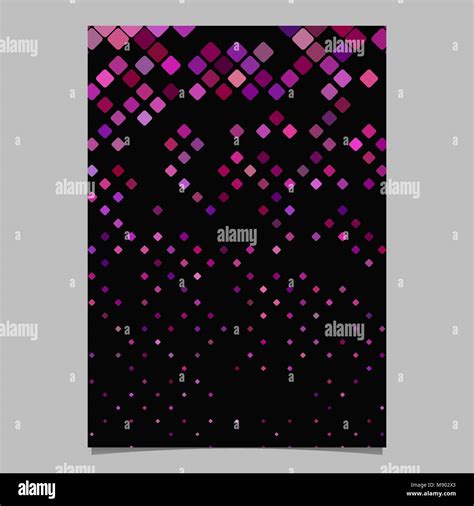 Diagonal Square Pattern Brochure Design Vector Mosaic Document Background Stock Vector Image