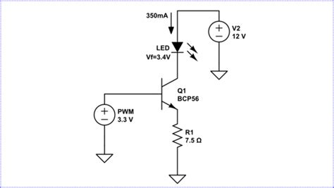 Led Driver Circuit Using Transistor