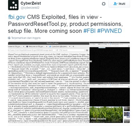 Situs FBI Diretas Hacker Data Para Agen Bocor Benarkah